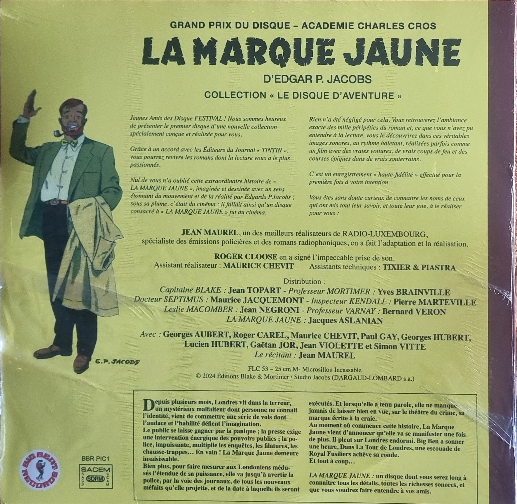 LA MARQUE JAUNE – GOLDEN SERIE – AUDIOTOON COLLECTION – CASTLE-RECORDS
